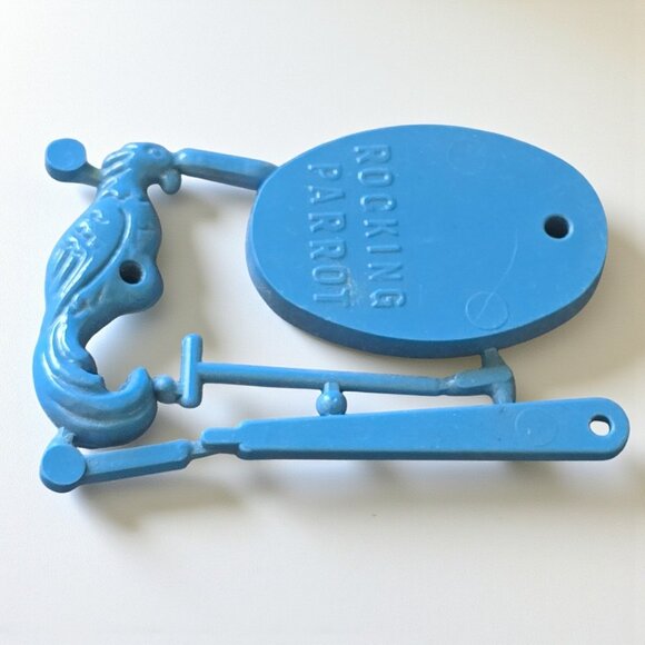 Unbranded | Toys | Vintage 95s Rocking Parrot Balance Toy Blue Plastic ...